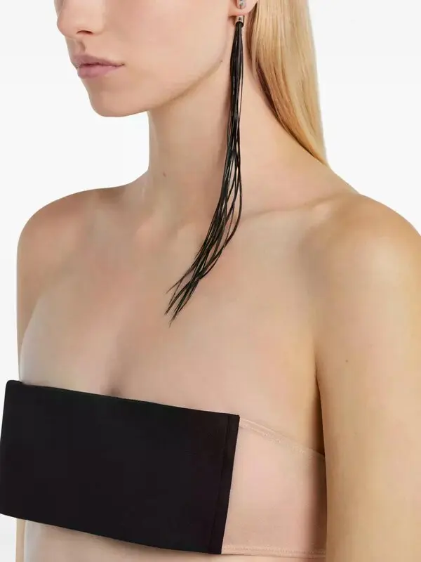 COURREGES Plume Single Earring - Silver
