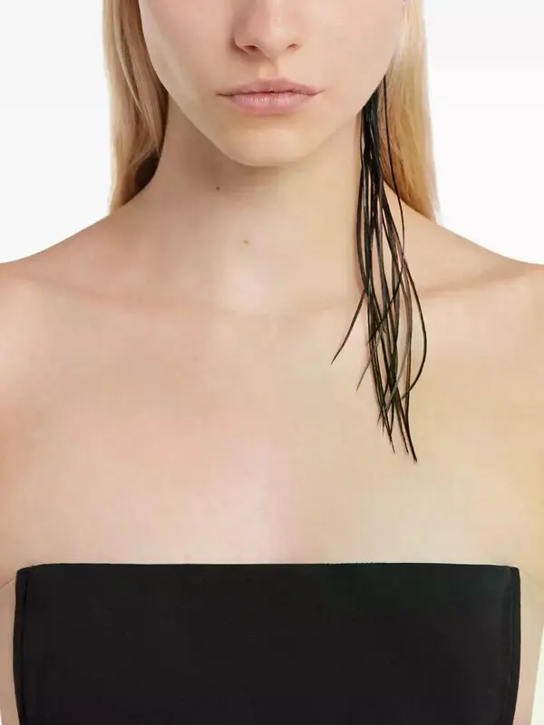COURREGES Plume Single Earring - Silver