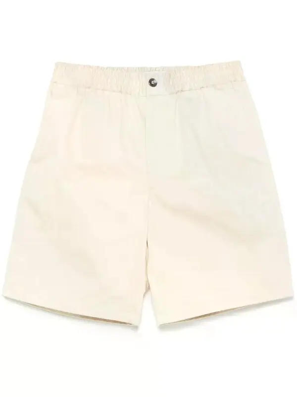 AMI Paris Cotton Chino Shorts - Neutrals