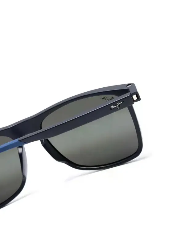 Maui Jim Makamae Rectangle-frame Sunglasses - Blue