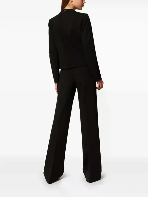 TWINSET Jewel-button Palazzo Pants