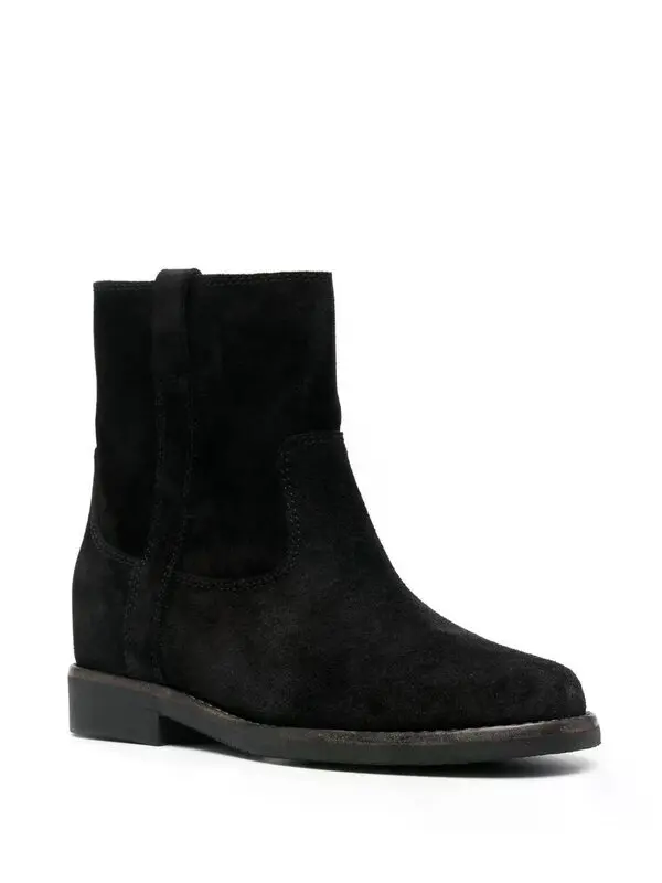 Isabel Marant Étoile Susee 30mm Suede Ankle Boots - Black