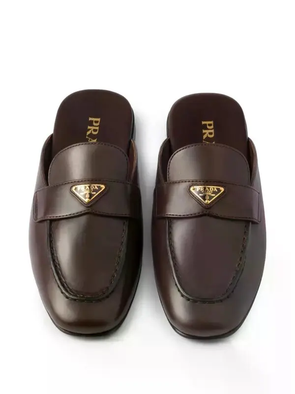 Prada Leather Slippers