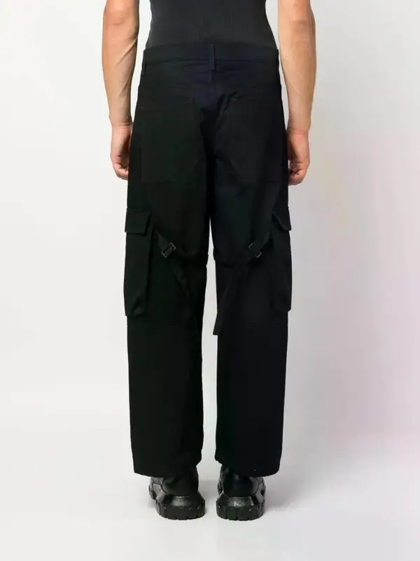 44 LABEL GROUP Logo-patch Cotton Cargo Pants