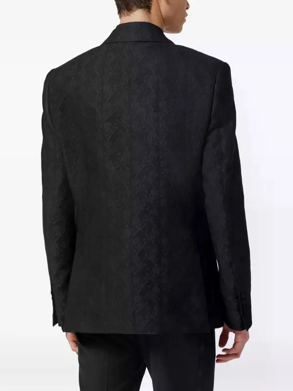 Philipp Plein Skull&bones Jacquard Blazer