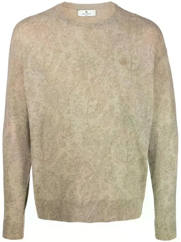 Etro Logo-embroidered Wool Jumper