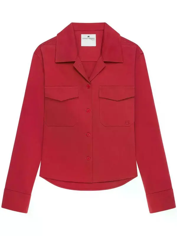 COURREGES Cotton Shirt - Red