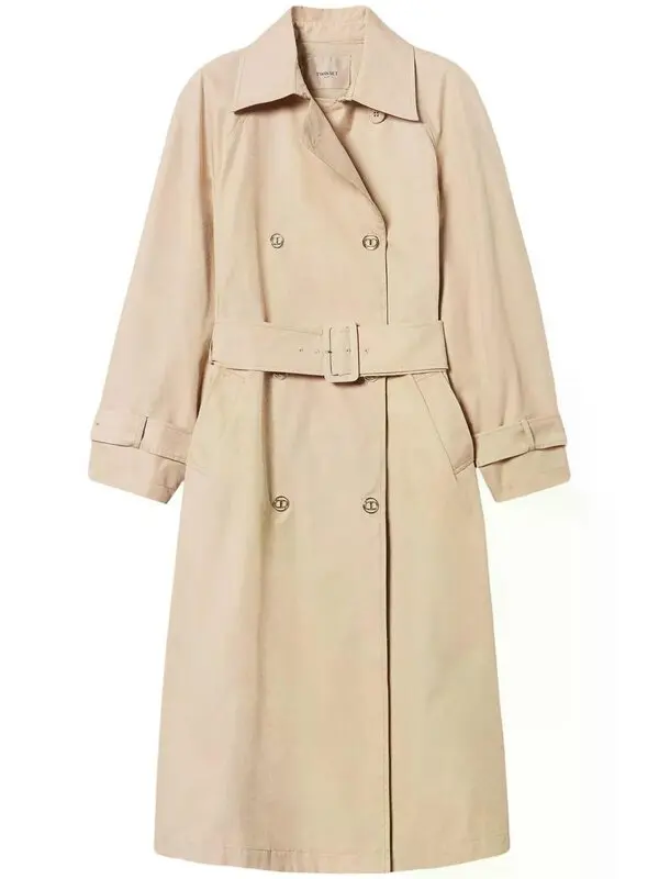 TWINSET Double-breasted Trench Coat