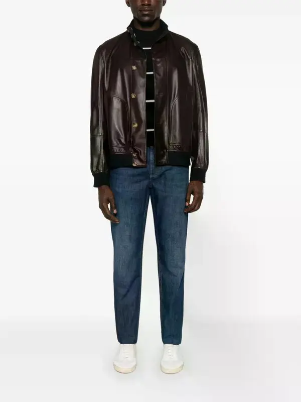 Brunello Cucinelli Embroidered-logo Jeans