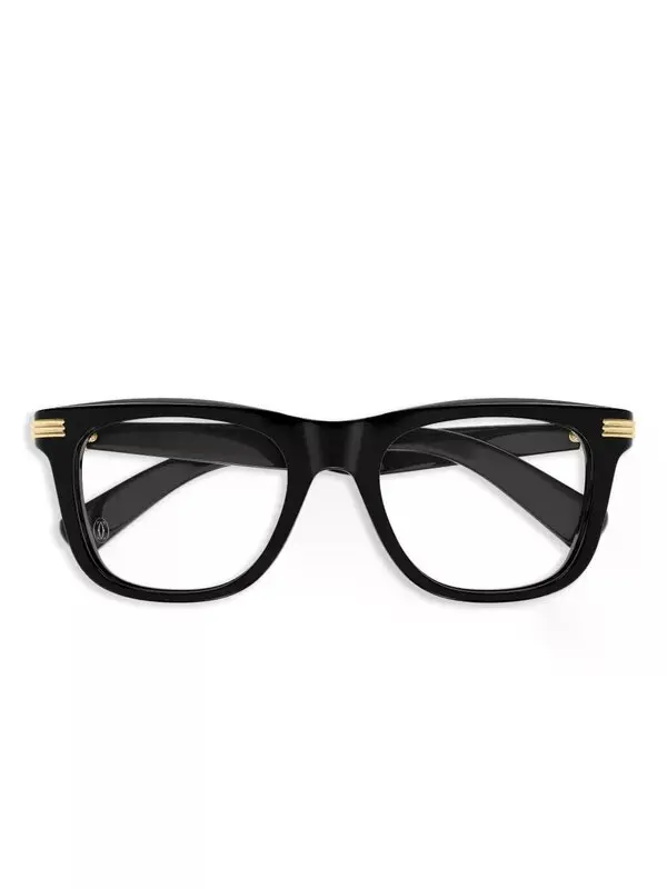 Cartier Round-frame Glasses - Black