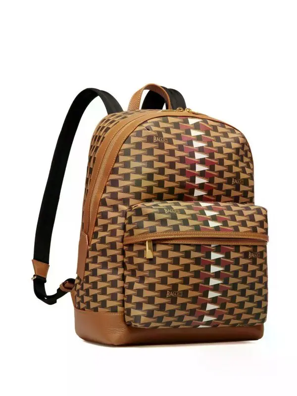 Bally Pennant Faux-leather Backpack