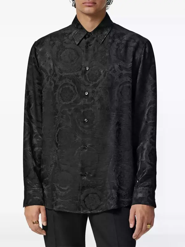 Versace Barocco-jacquard Shirt