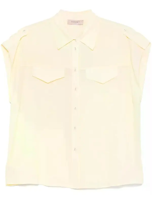 TWINSET Cap-sleeved Shirt
