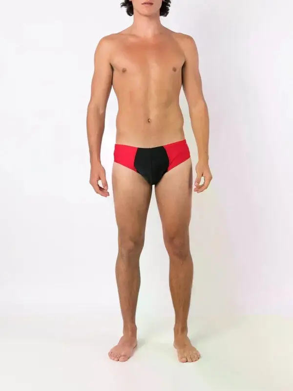 AMIR SLAMA Two-tone Swim Trunks