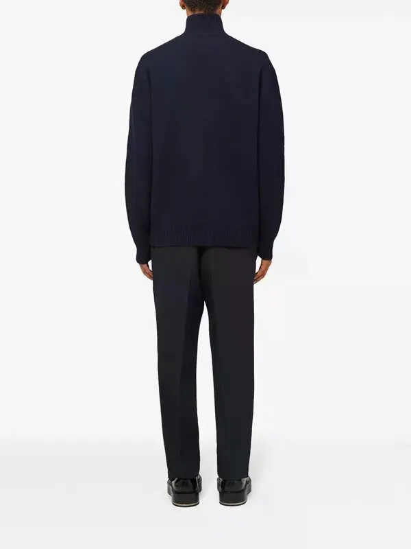 JIL SANDER Tapered-leg Wool Trousers