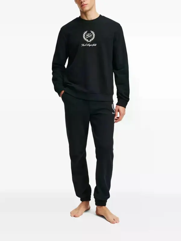 Karl Lagerfeld Elasticated-cuff Track Pants