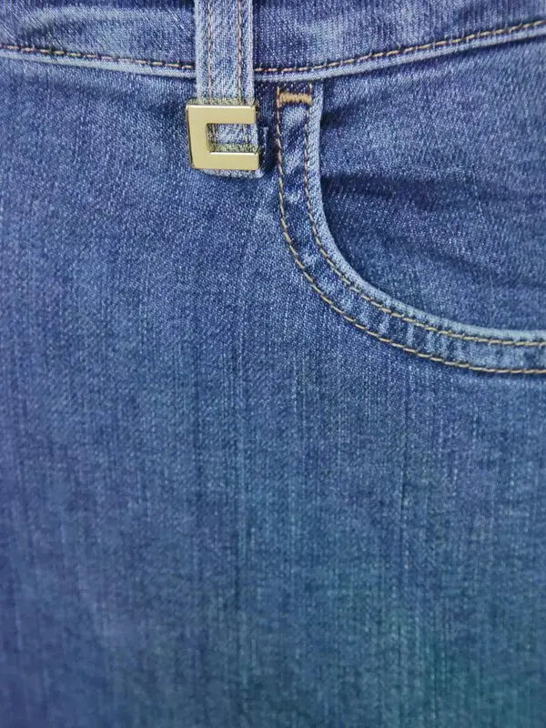 Elisabetta Franchi Logo-plaque Jeans