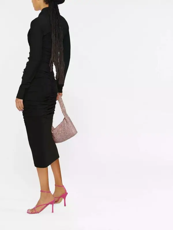 Dolce & Gabbana Cut-out Draped Midi Dress