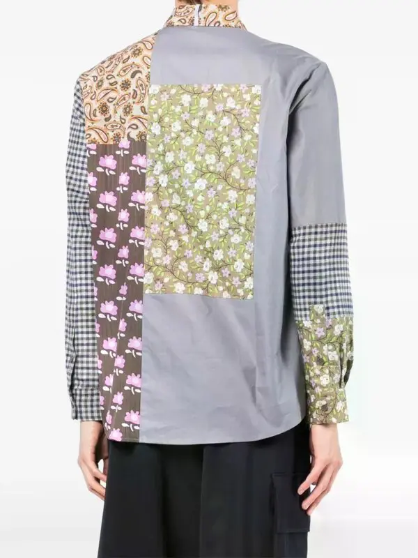 Alexander McQueen Patchwork-design Shirt