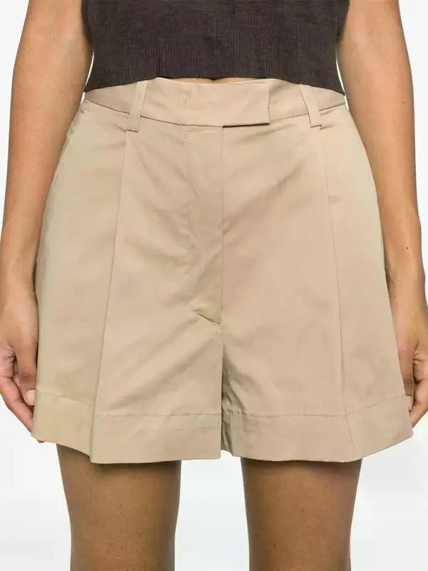 THELATEST Cotton Pleated Shorts