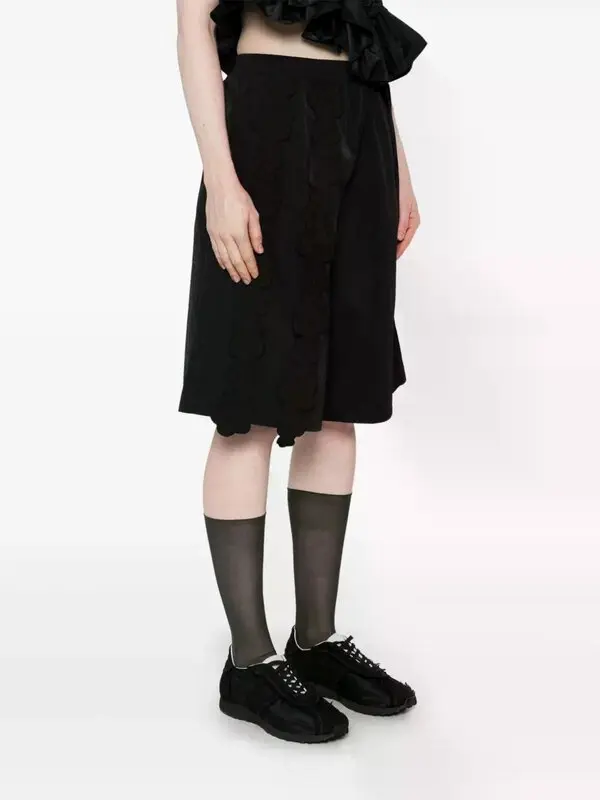 Cecilie Bahnsen Angel Flower-trim Shorts