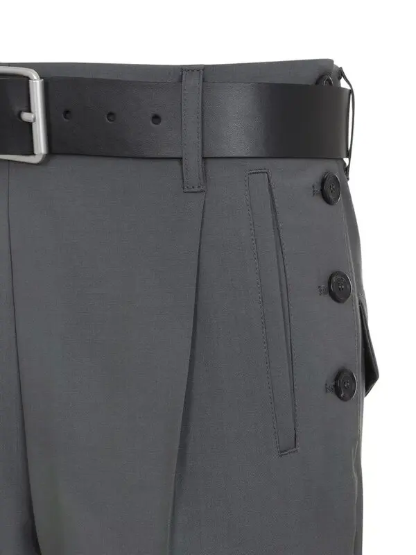 Moschino Pressed-crease Trousers