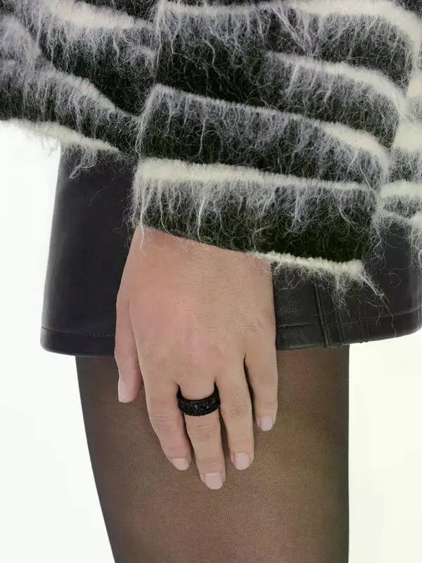 Marc Jacobs The Monogram Pave Ring