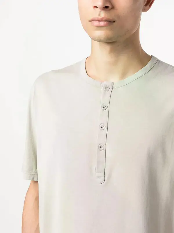 TEN C Cotton Henley T-shirt