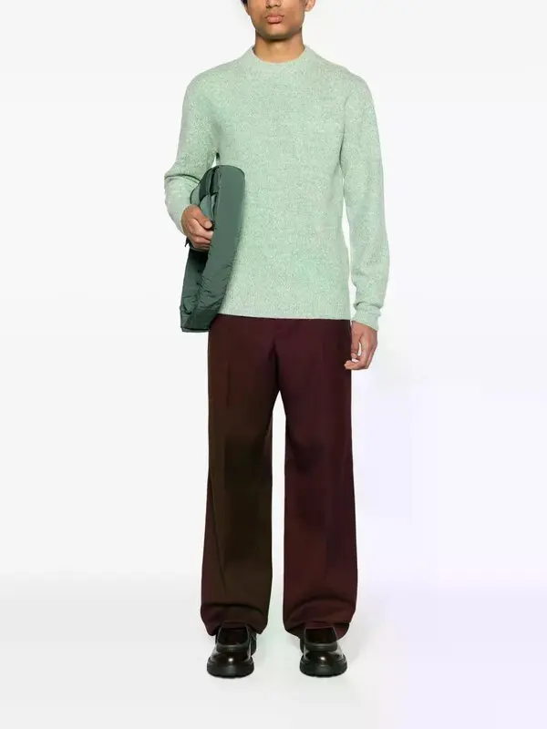 JIL SANDER Marl-knit Wool Blend Jumper