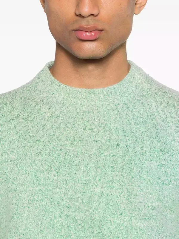 JIL SANDER Marl-knit Wool Blend Jumper