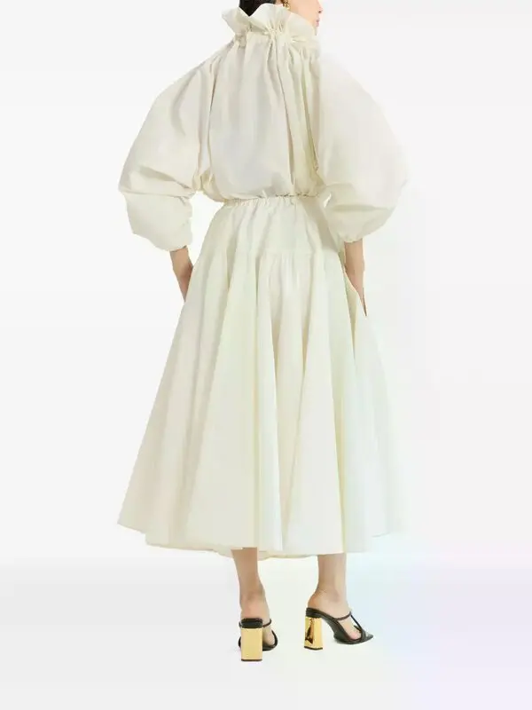 PATOU Faille Maxi Skirt