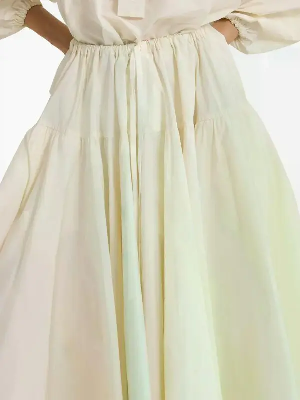 PATOU Faille Maxi Skirt