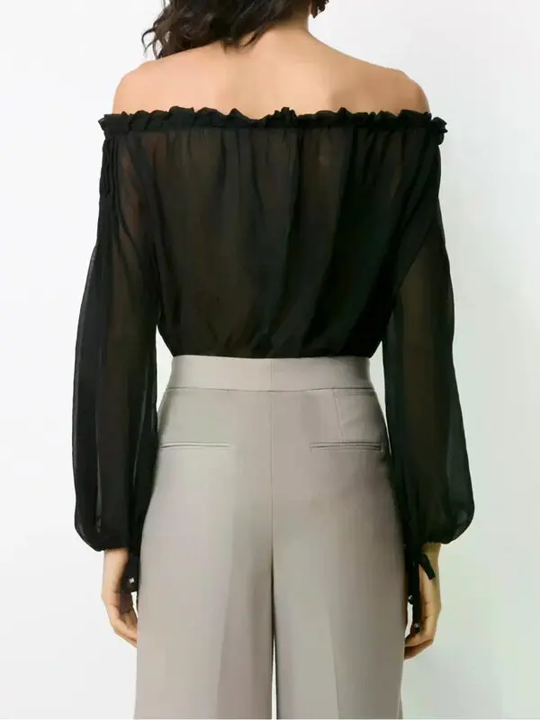 AMIR SLAMA Off-shoulder Ruched Body