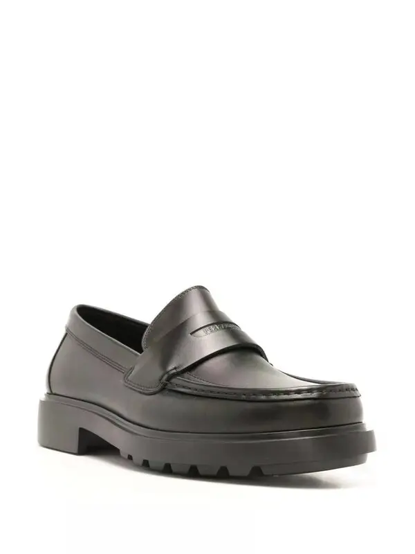 FERRAGAMO Penny-slot Leather Loafers