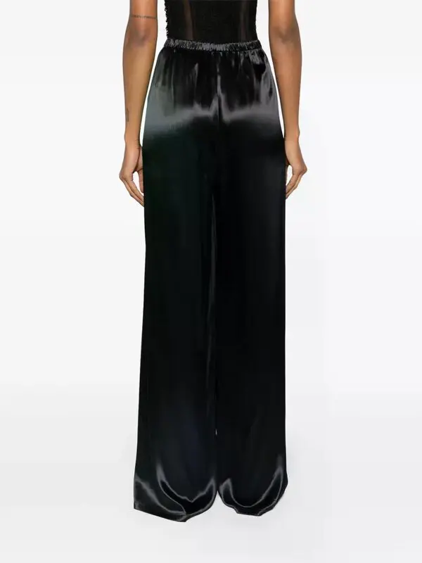FERRAGAMO Wide-leg Satin Trousers