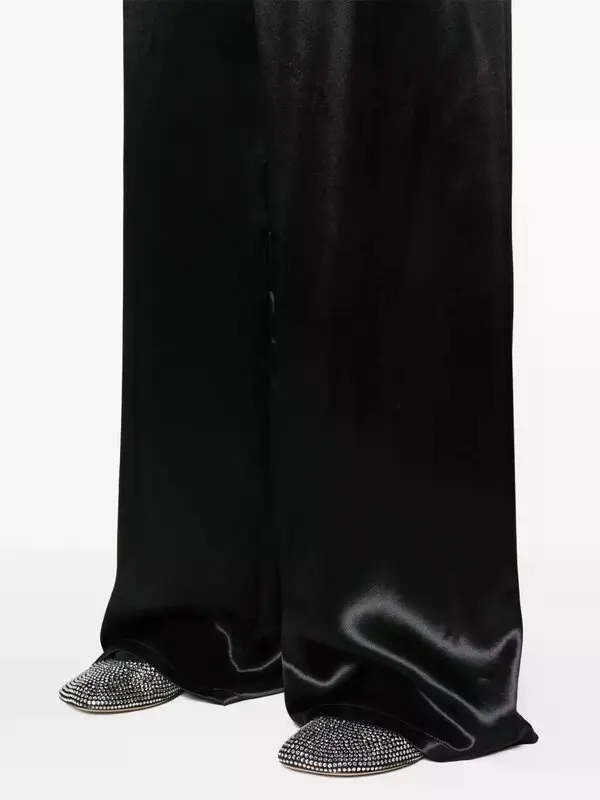 FERRAGAMO Wide-leg Satin Trousers
