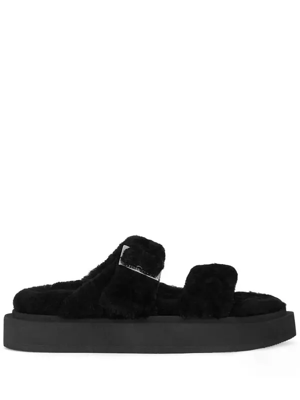 GIUSEPPE ZANOTTI Jolanda Winter Sandals - Black