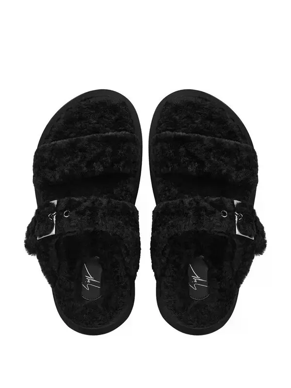 GIUSEPPE ZANOTTI Jolanda Winter Sandals - Black