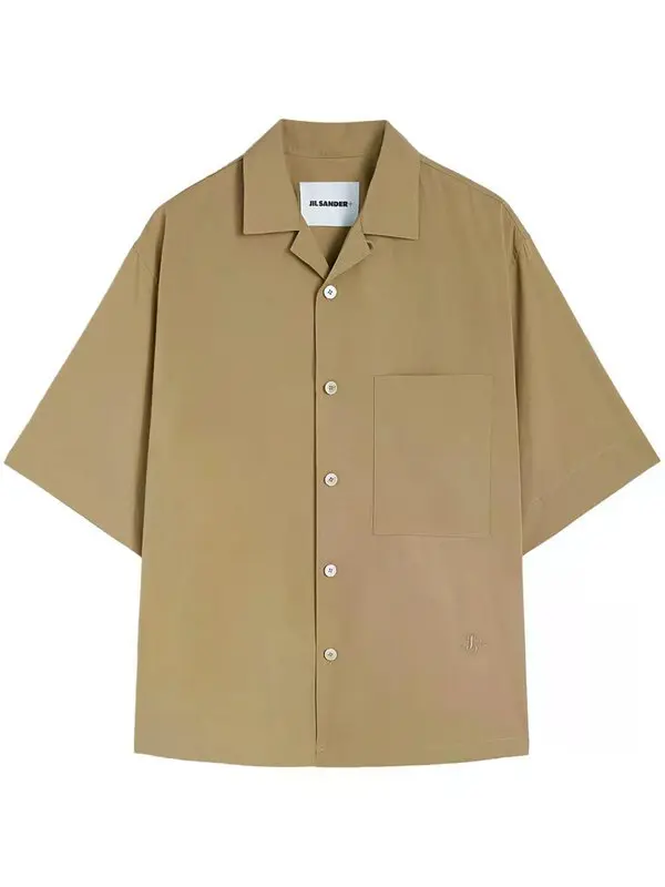 JIL SANDER Short-sleeve Cotton Shirt
