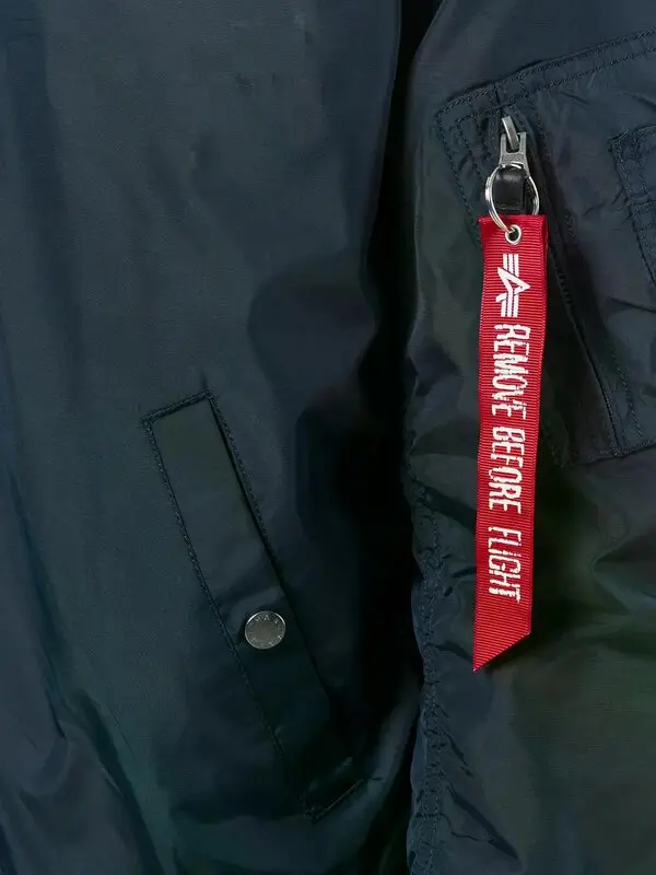 Alpha Industries Slim-cut Bomber Jacket - Blue