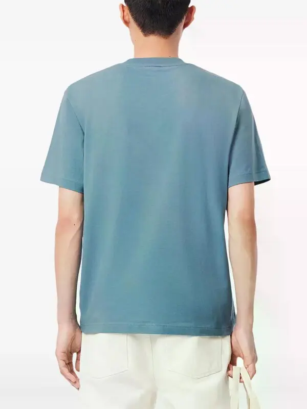 Lacoste Logo-embroidered T-shirt - Blue