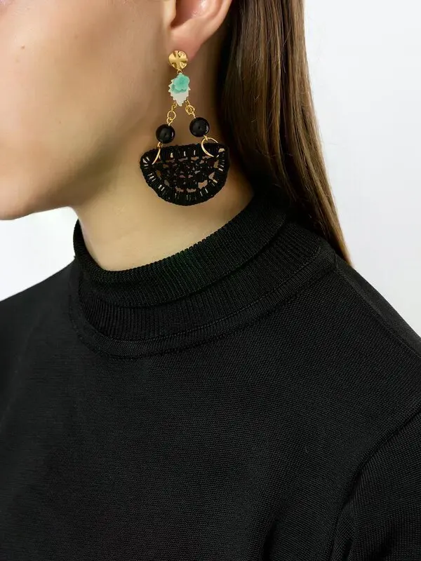 AMIR SLAMA Crochet Earrings