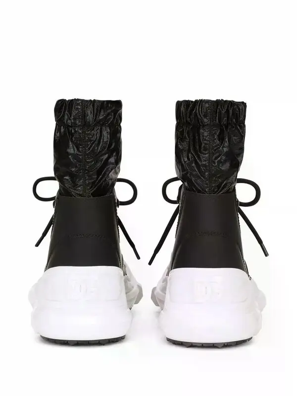 Dolce & Gabbana Elasticated Lace-up Boots