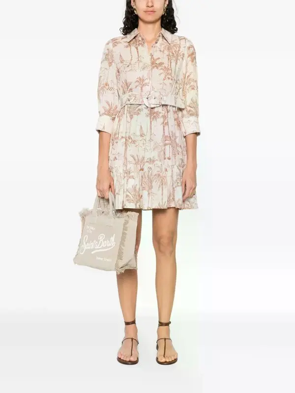 MC2 SAINT BARTH Linen Mini Dress
