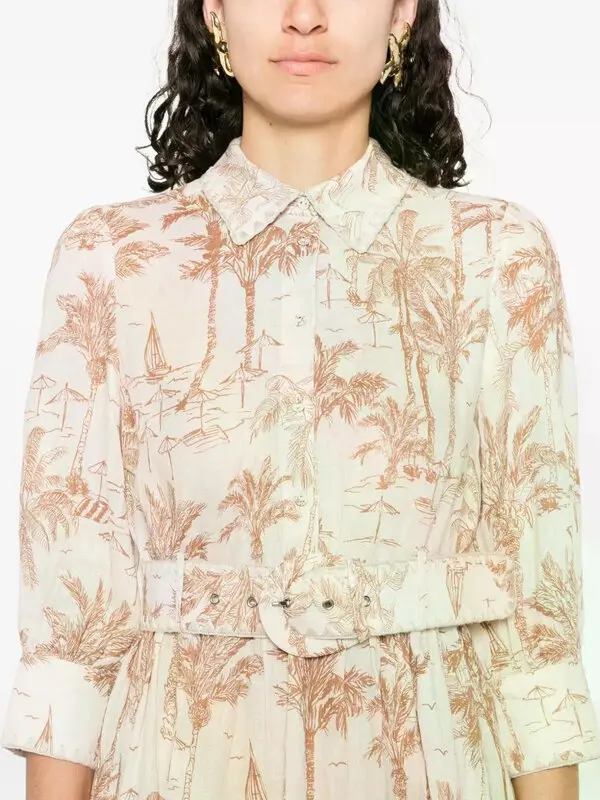MC2 SAINT BARTH Linen Mini Dress