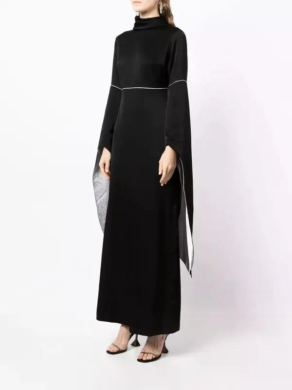 BARUNI Elizabeth Cape-design Maxi Dress