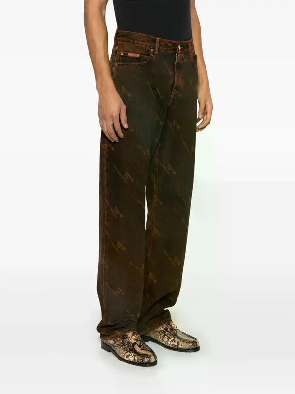 Martine Rose Logo-print Jeans