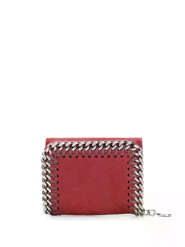 Stella McCartney Falabella Small Flap Wallet - Red