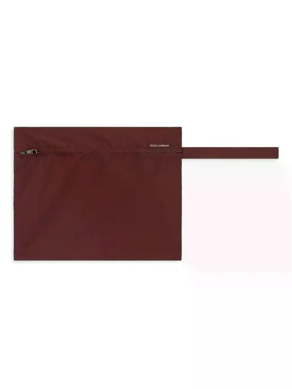 Dolce & Gabbana Logo-plaque Swim Shorts - Red