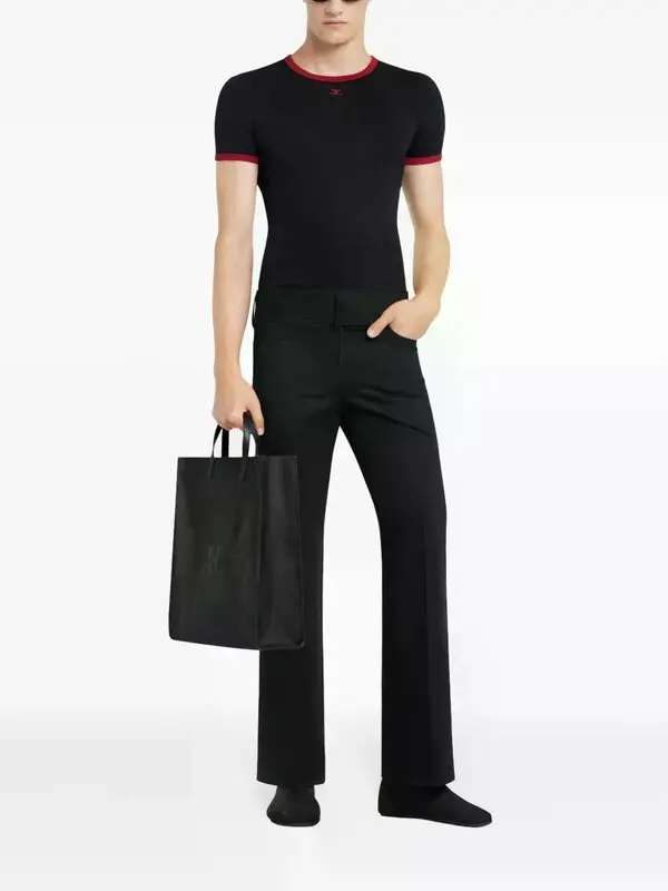 COURREGES Signature Contrast T-shirt